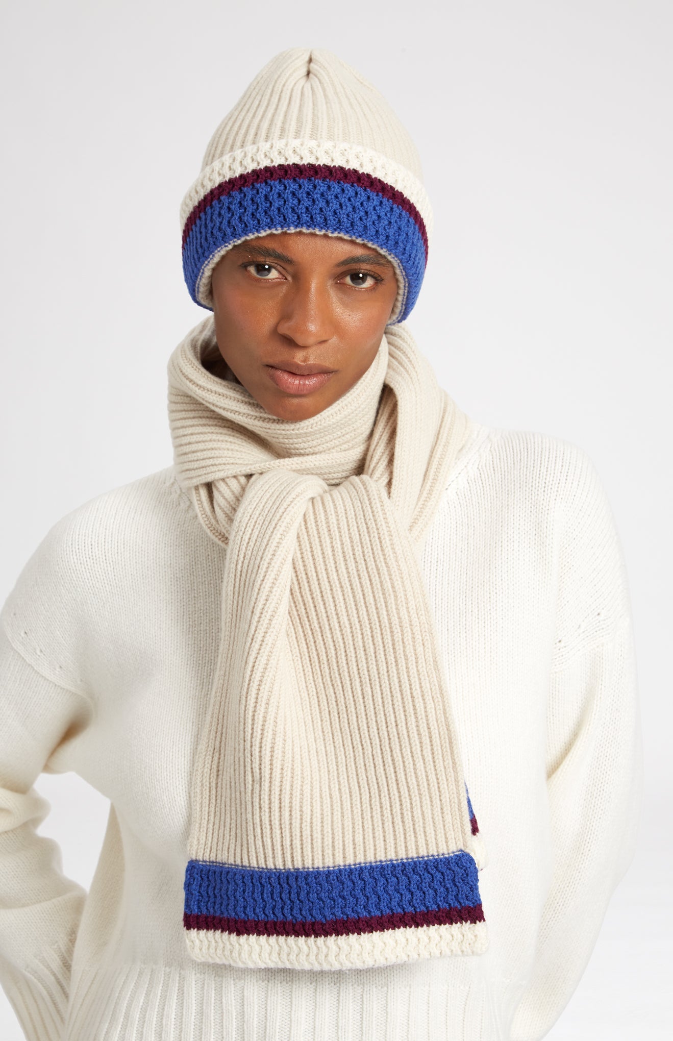 Women's Luxury Cashmere beanie hats - Pringle of Scotland